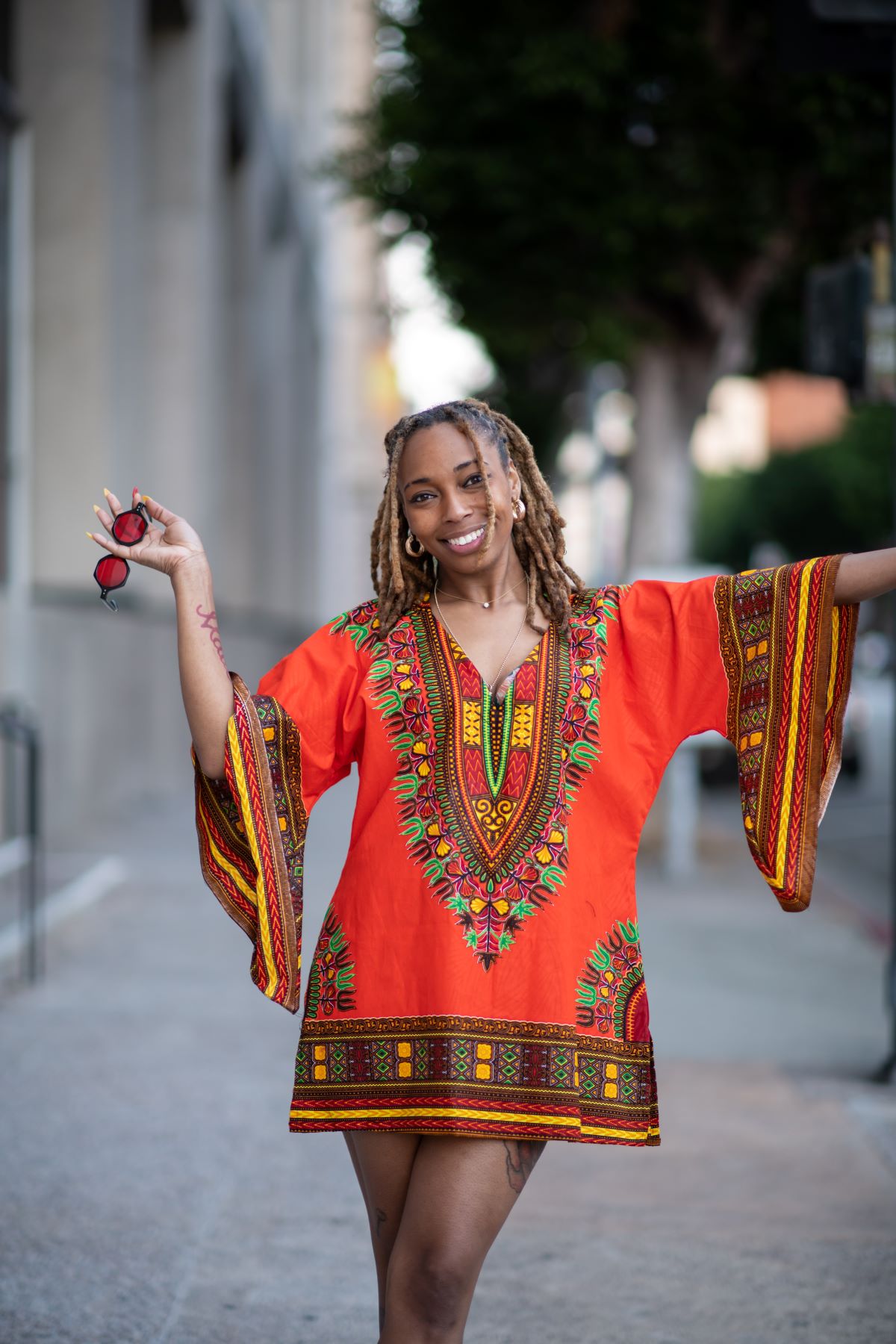 Dashiki Angel Wing Sleeves - Simboo Nation